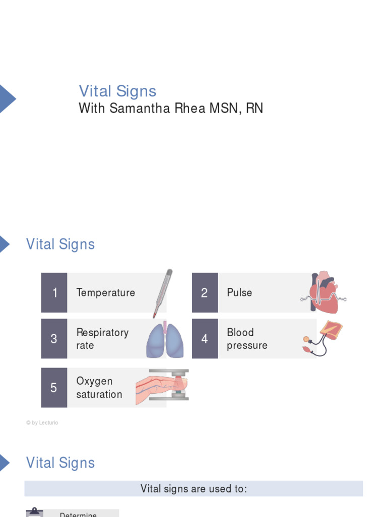 Slides Vital Signs Introduction Nursing | PDF | Health Sciences ...