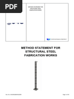 Method Statement For Structural Steel Erection | PDF | Stairs | Crane ...