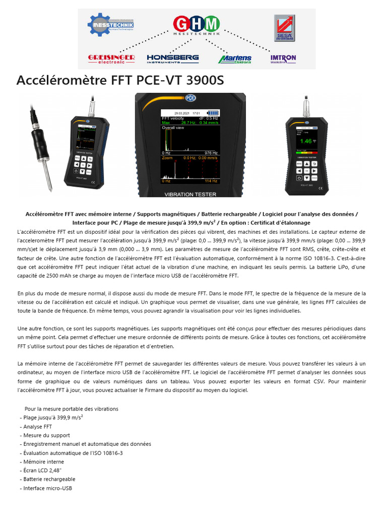 Fiche Technique PC | PDF