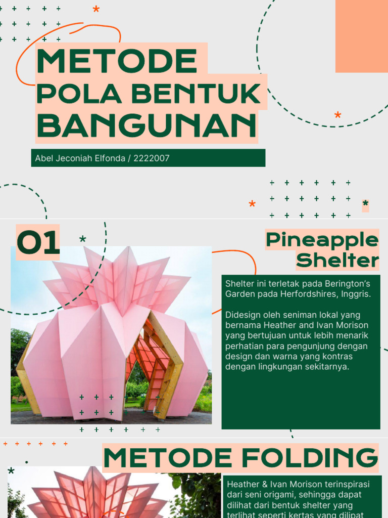 Metode Pola Bentuk Bangunan Folding | PDF