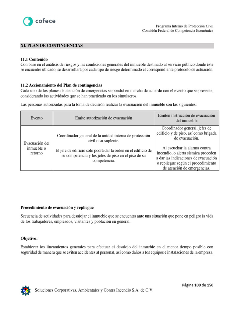 Plan de Contingencias | PDF | Defensa Civil | Primeros auxilios