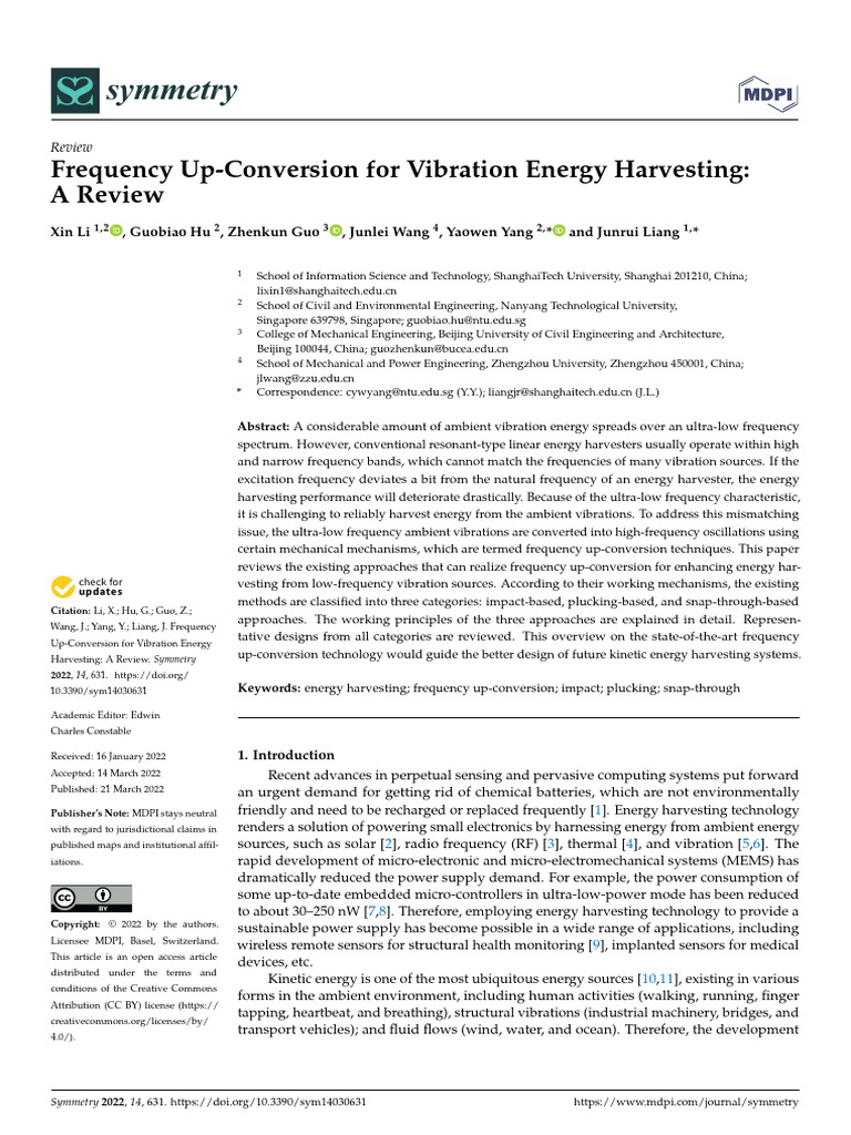 Frequency Up-Conversion For Vi | PDF | Science & Mathematics ...