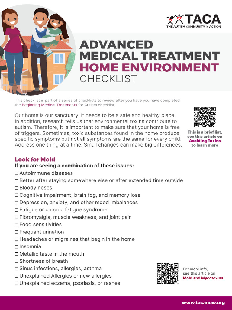 Checklist Amt Home Environment | PDF