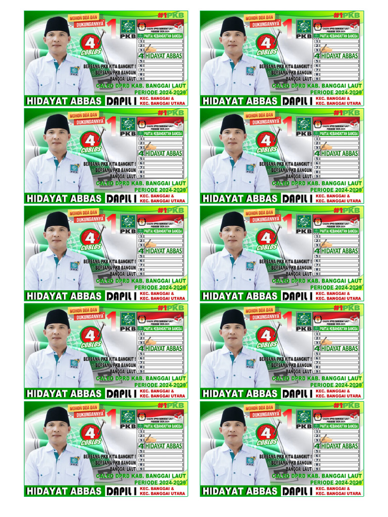 Form. Kartu Dayat | PDF