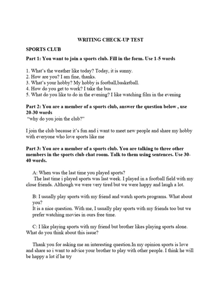 Writing About Club | PDF