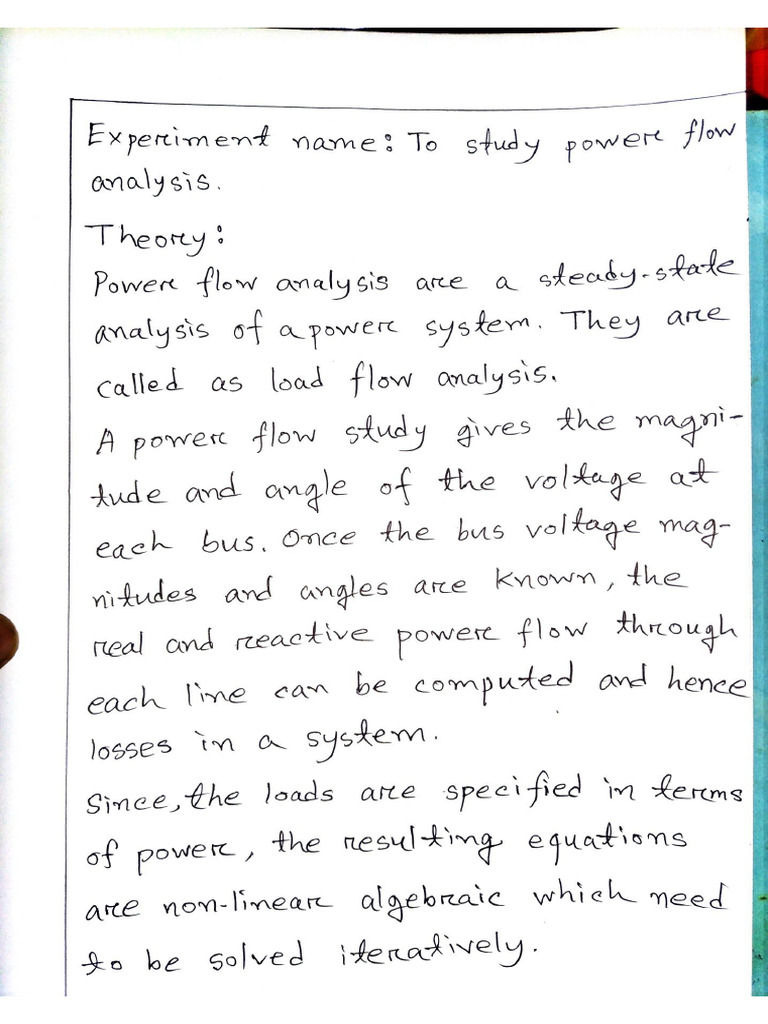Power System Lab Report Pdf