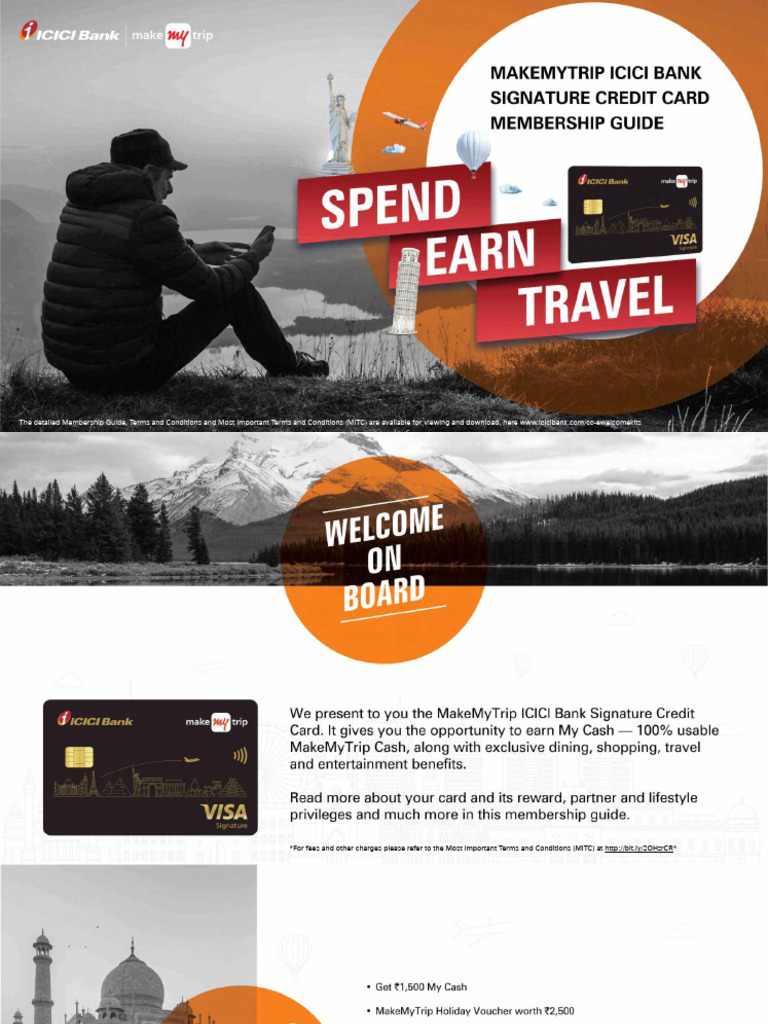 MMT Signature Credit Card Membership Guide-Line | PDF