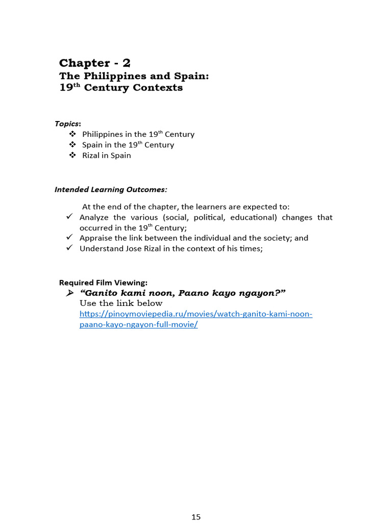 Riz CH 2 For Printing | PDF | Philippines | Spain