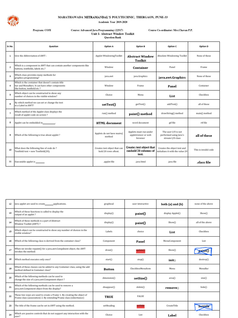 AJP Unit-I ByOmiii | PDF | Computers