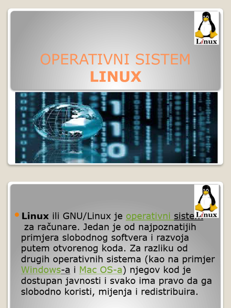 Operativni Sistem Linux | PDF