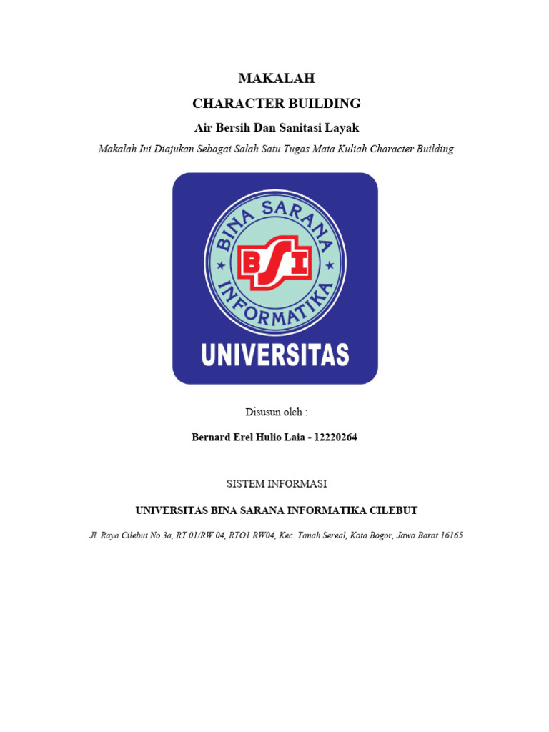 Makalah Character Building | PDF