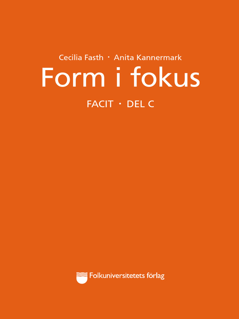 Form I Fokus C Facit | PDF