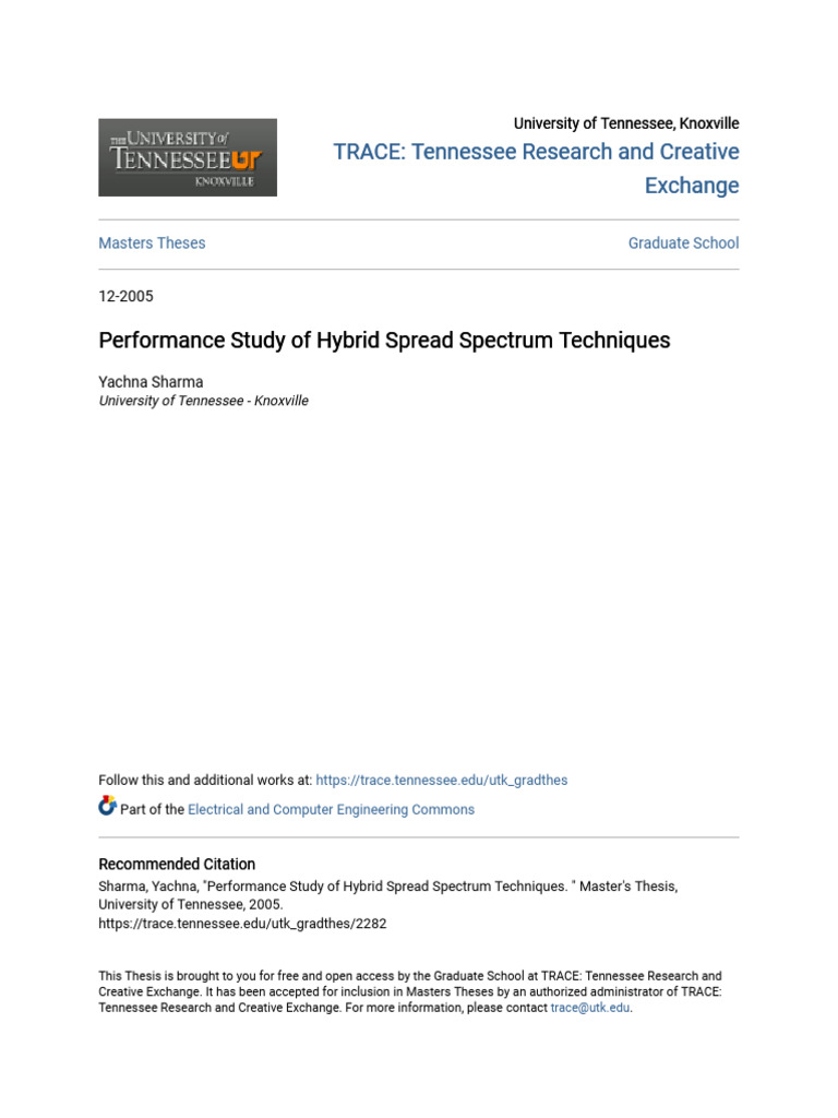 Performance Study of Hybrid Spread Spectrum Techniques | PDF | Cellular Network | Ieee 802.11