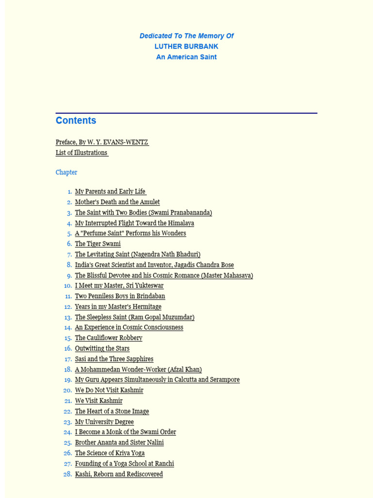 Autobiography Of A Yogi By Paramhansa Yogananda First Edition 1946