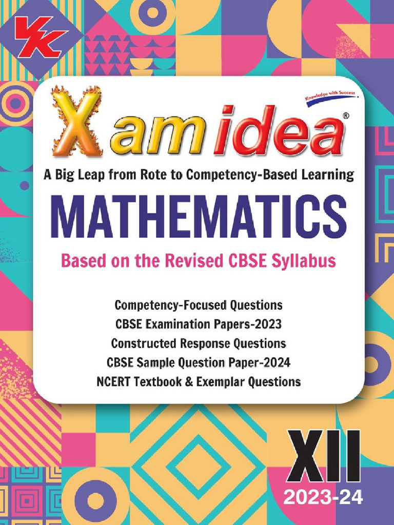 Xam Idea Mathematics Cbse Class 12 Educationlearna - 231121 - 202104 | PDF
