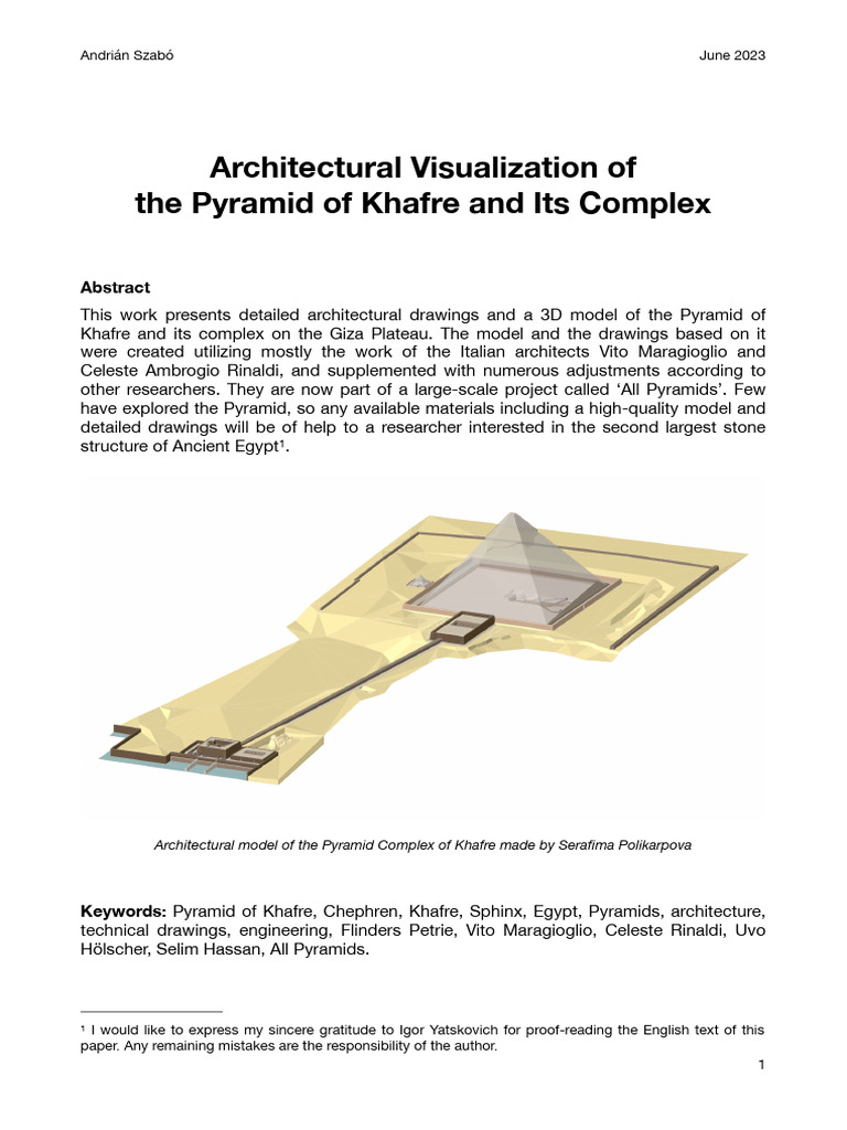 Architectural Visualization of The Pyram | PDF | Egyptian Pyramids ...