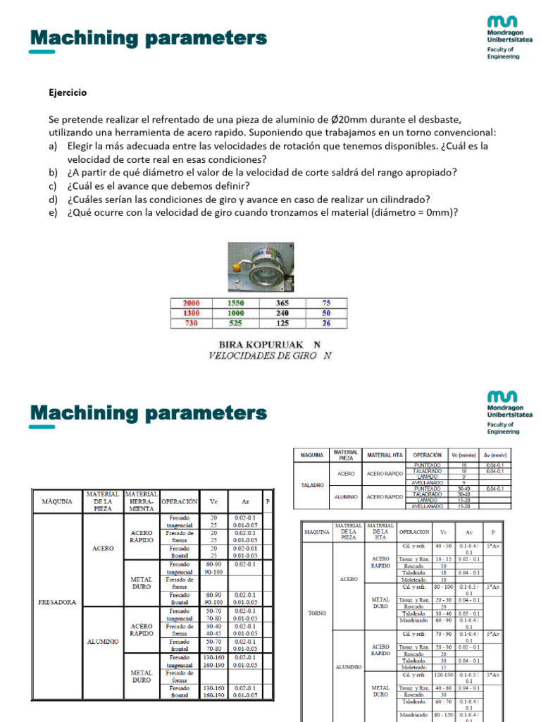 Ejercicios Machining | PDF