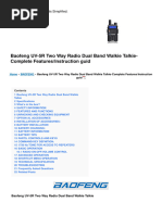 Baofeng UV-5R Series Operating Manual | PDF | Battery (Electricity) | Radio