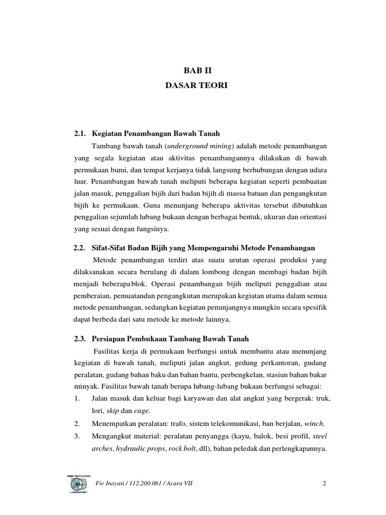 Revisi Bab 2 Fie | PDF