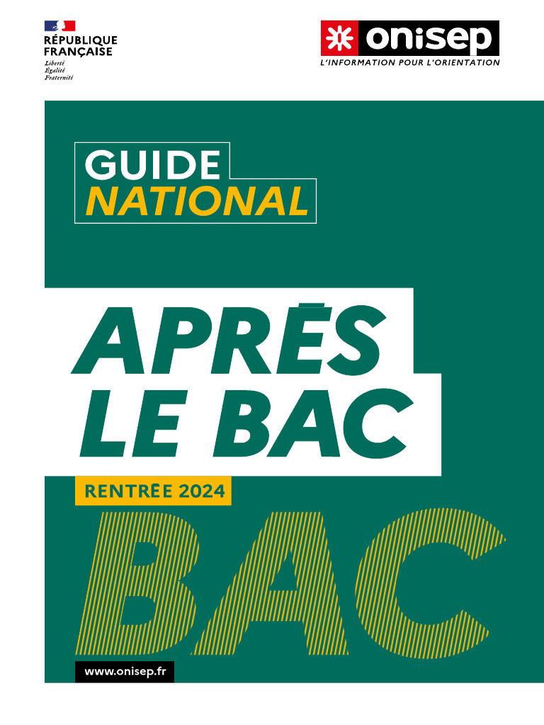 Orientation Post-Bac 2024 : Guide Onisep | PDF | Niveaux d'enseignement