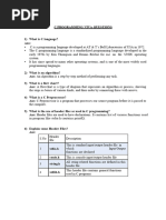 CP Viva Questions With Answers PDF | PDF | Pointer (Computer Programming) | C (Programming Language)