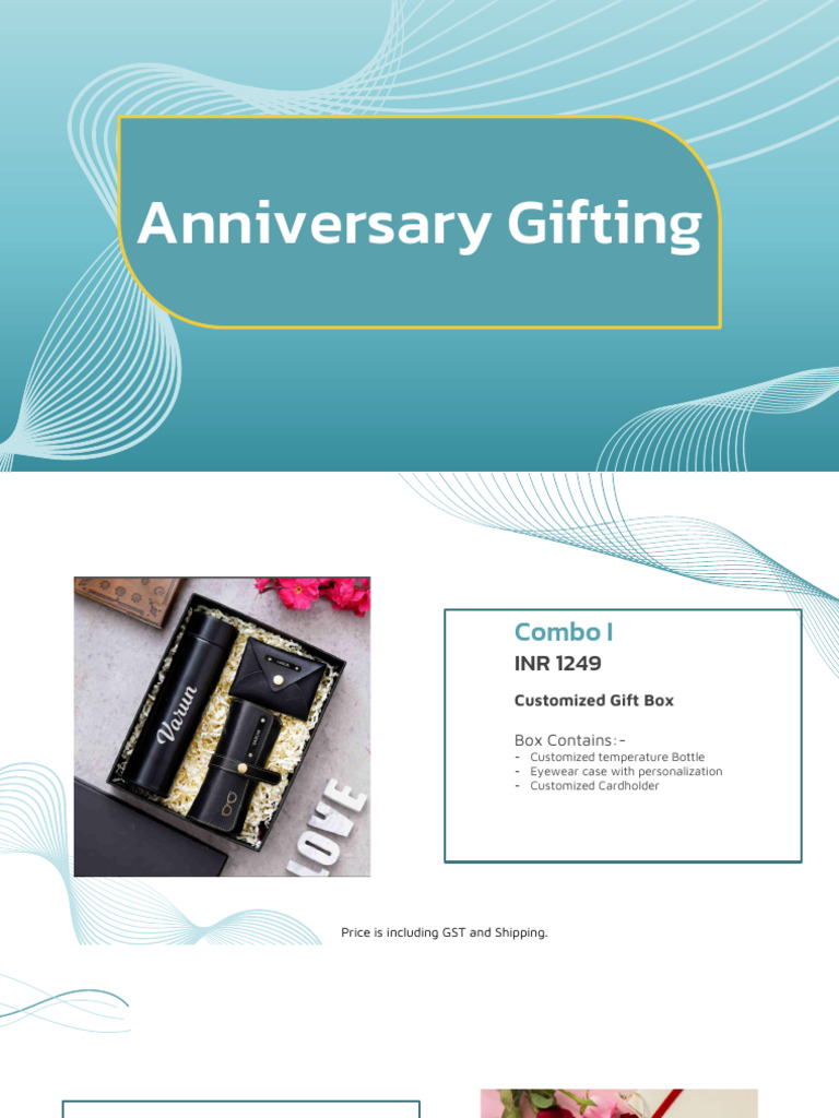 Anniversary Gifting Proposal | PDF