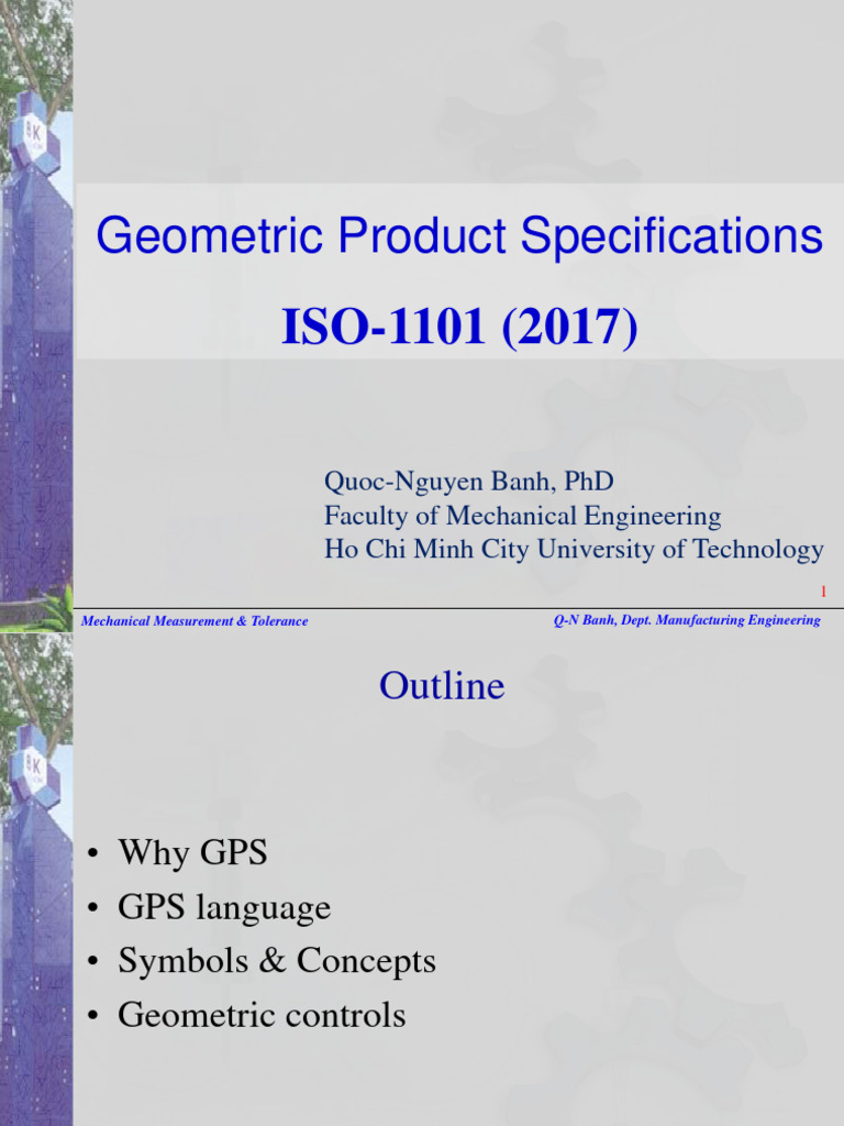2022 - Geometric Product Specifications | PDF | Engineering Tolerance ...