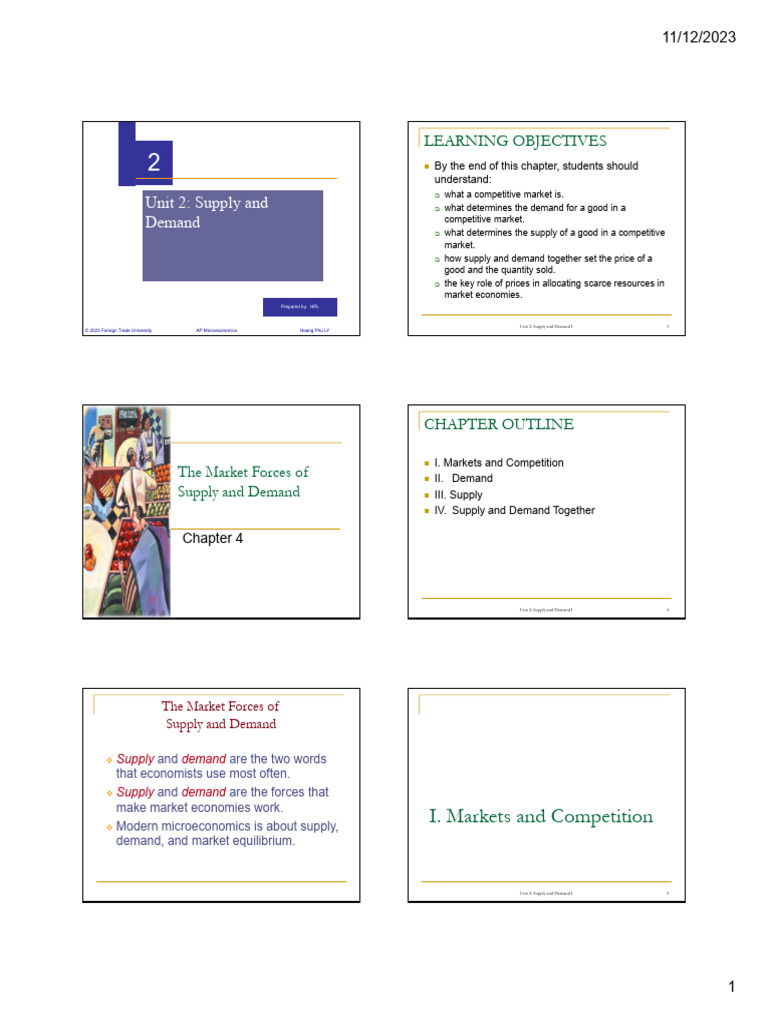 UNIT2 | PDF | Supply (Economics) | Supply And Demand