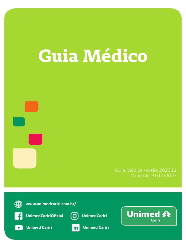 Guia-Medico Unimed Cariri - 2023.12 | PDF | Hospital | Medicina Clínica