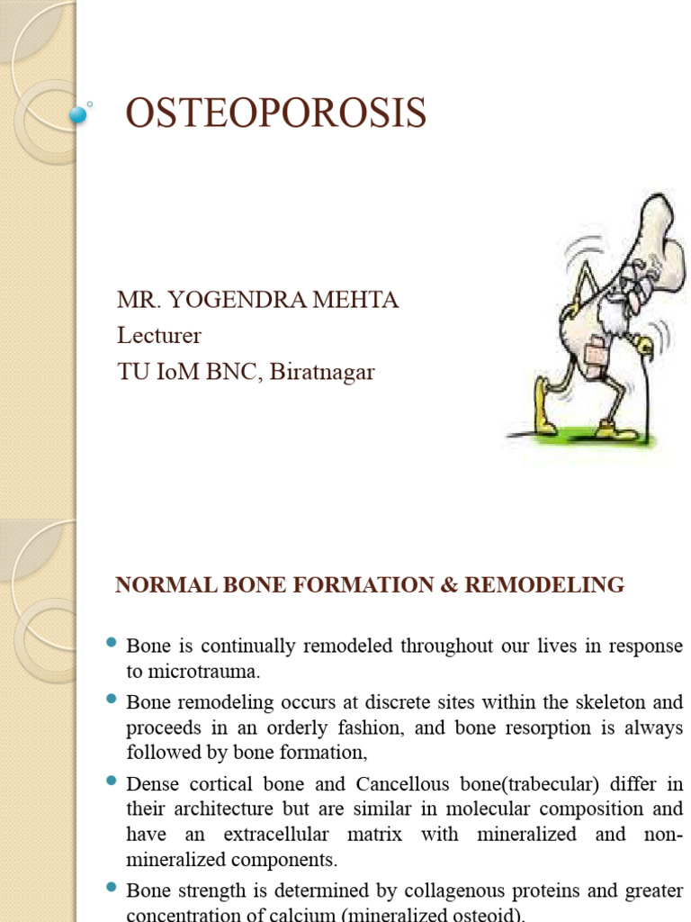 Osteoporosis Pdf Bone Osteoporosis