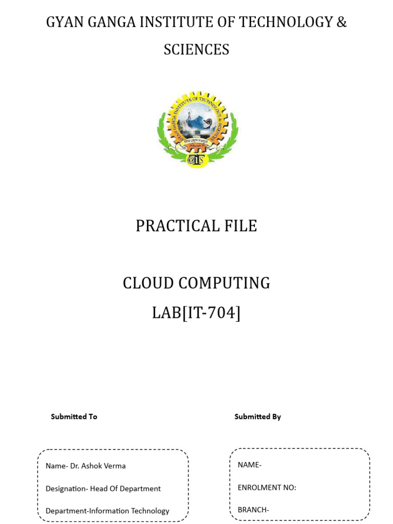 Lab Manual Cloud Computing | PDF | Cloud Computing | Computer Network