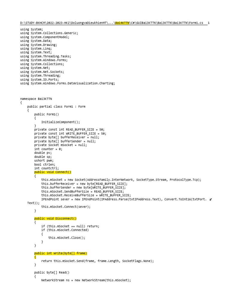 Form1 Bai4KTTN - Cs | PDF