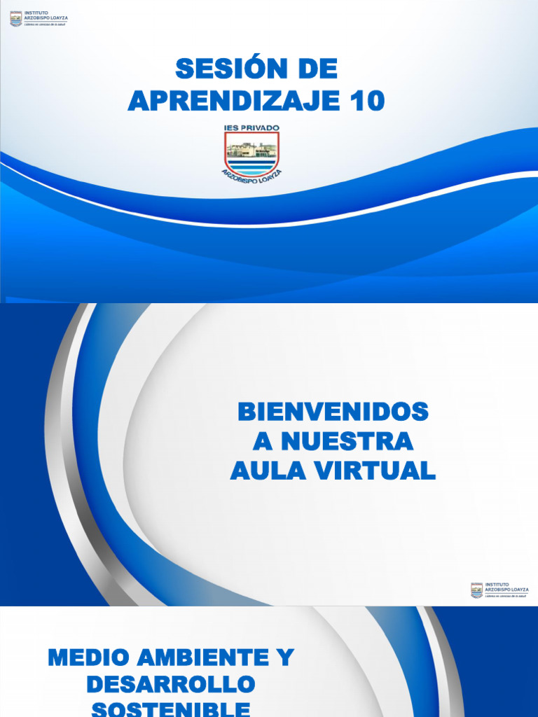 SESIÓN DE APRENDIZAJE - 10 CONTAMINACIÓN AMBIENTAL CAUSAS Y ...