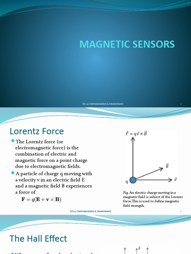 Chapter 5 Magnetic Sensors | PDF | Teaching Methods & Materials ...