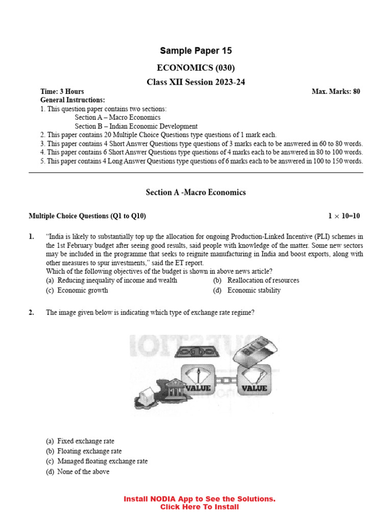 EC Sample Paper 15 Unsolved | PDF