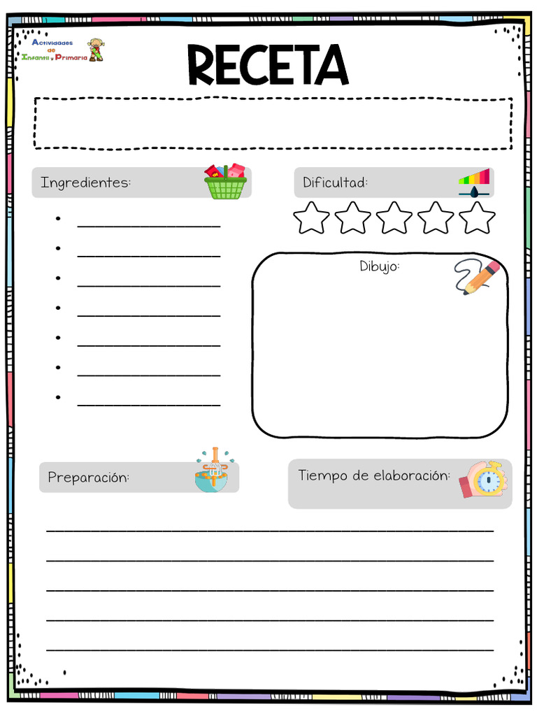Plantilla Receta | PDF