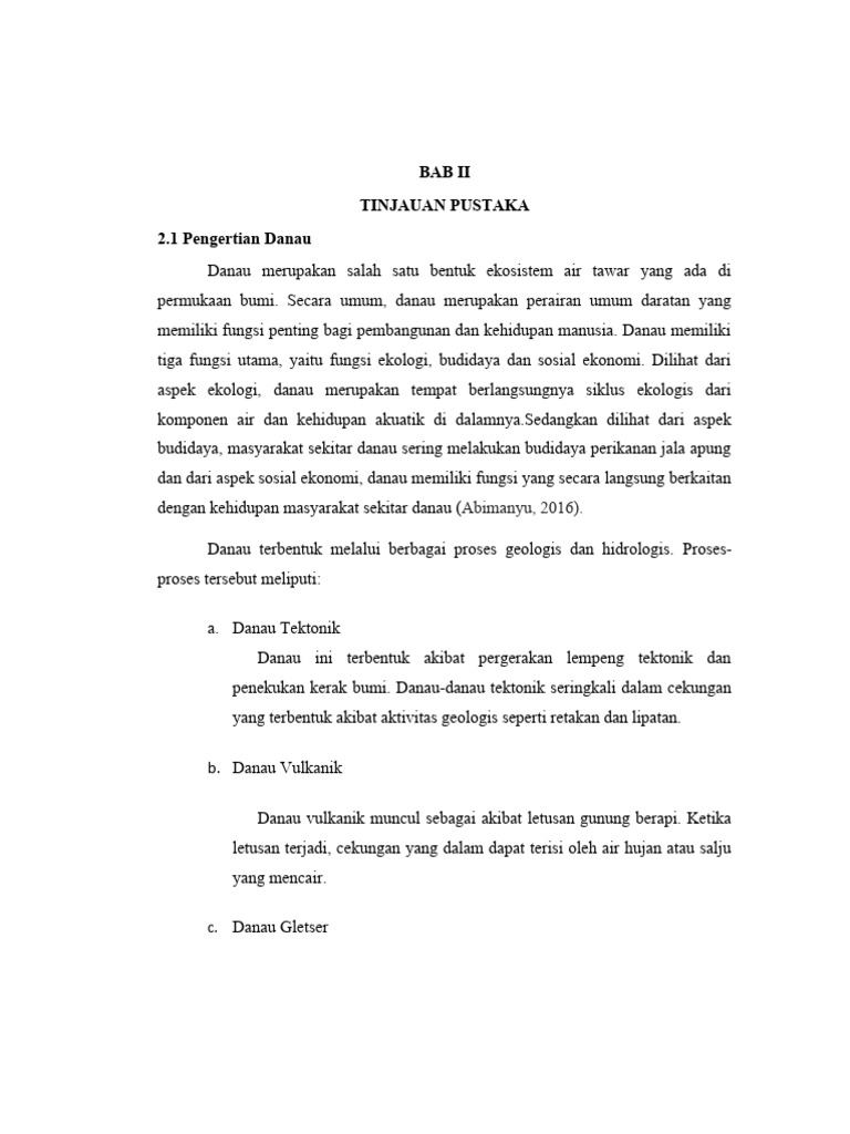 Bab 2 Tinjauan Pustaka Bioper | PDF