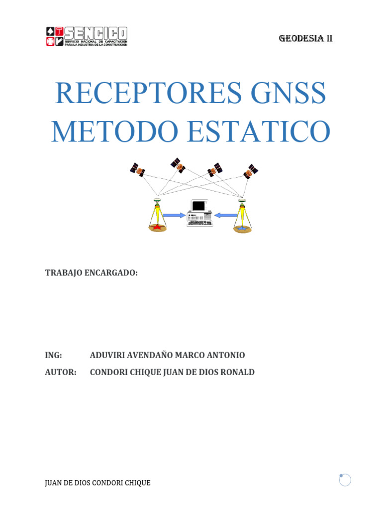 GNSS Estático: Precisión y Aplicaciones | PDF | Geodesia | Metrología