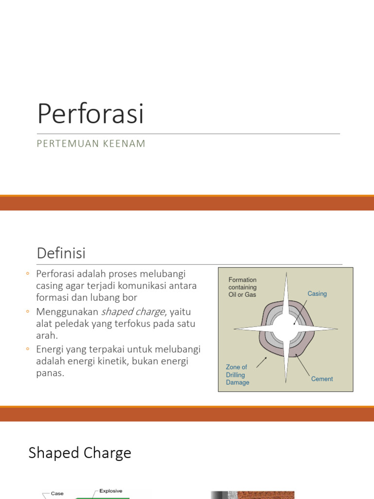 Proses dan Teknik Perforasi Sumur Minyak | PDF