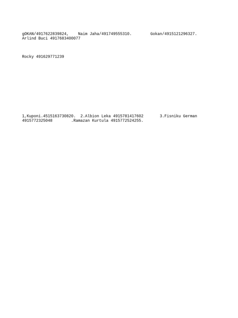 Numrat German | PDF