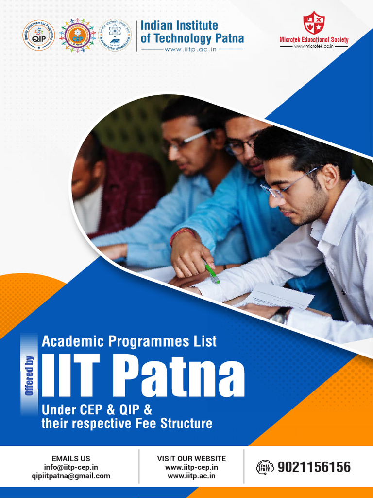 IIT Patna Brochure | Download Free PDF | Postgraduate Education ...