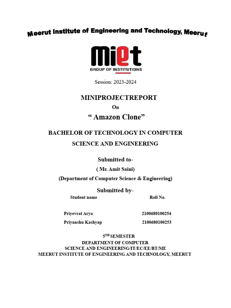 Mini Project PP | PDF