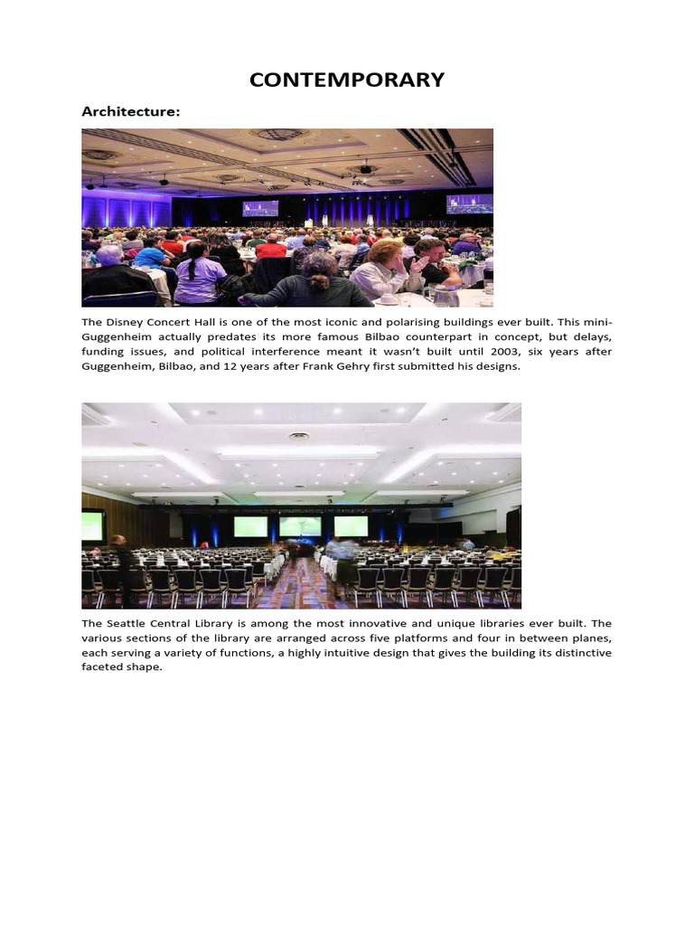 Contemporary Era | PDF