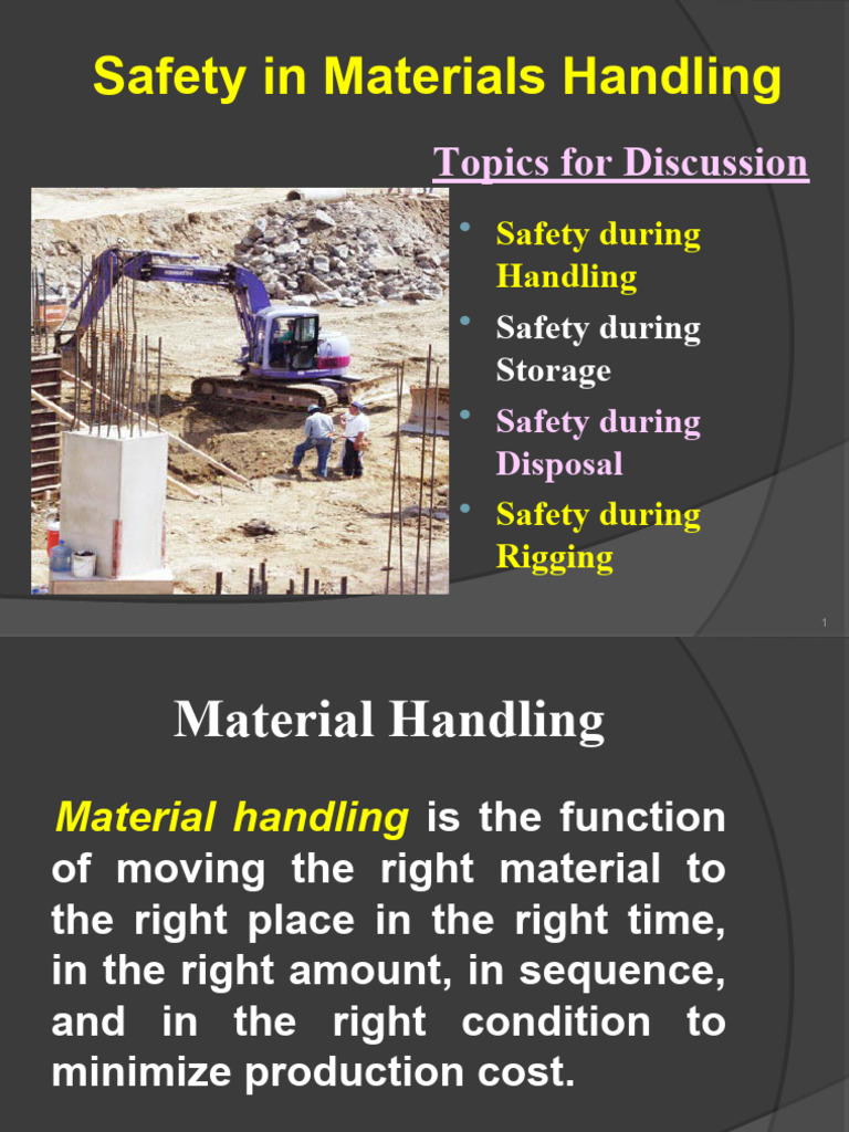 Material Handling | Download Free PDF | Rope | Manufactured Goods