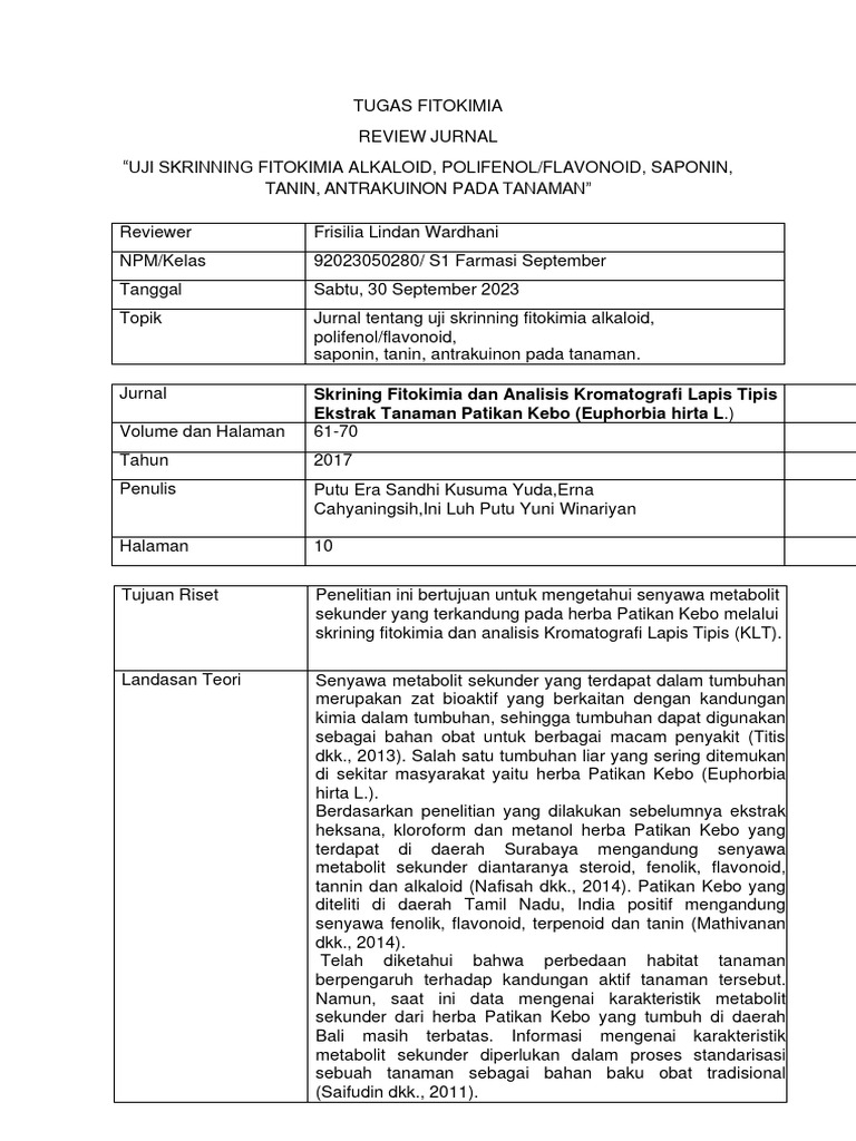 Volume Distribusi Dan Ketetapan Eliminasi Berdasarkan Metode Residual ...