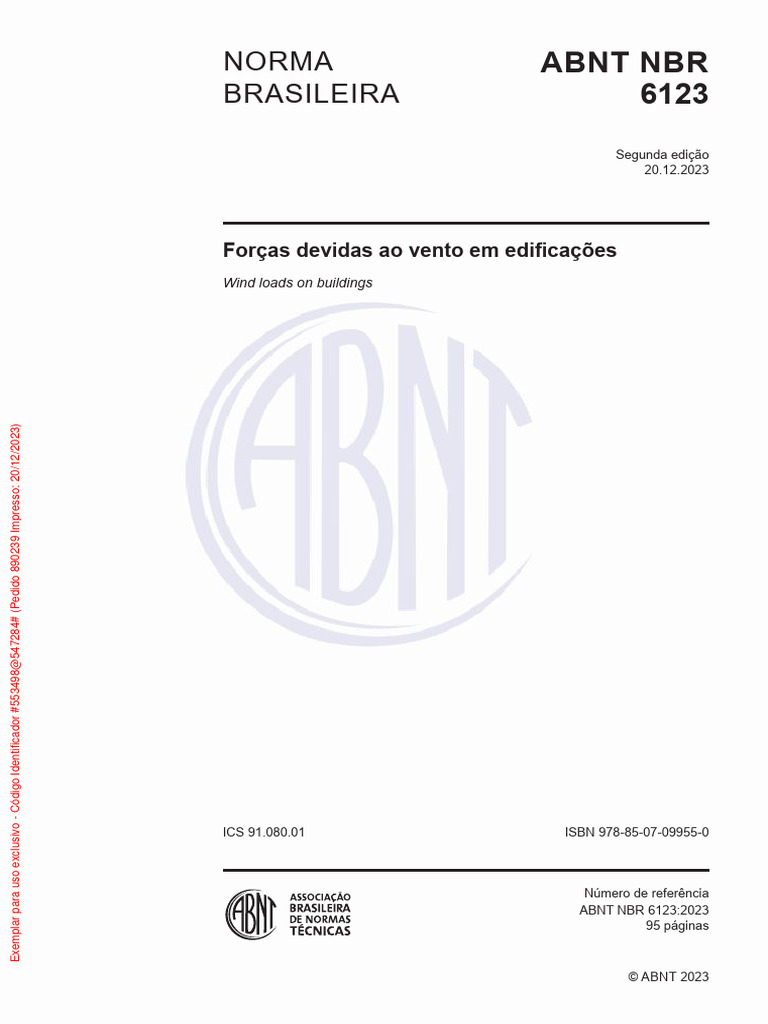 NBR6123 2023 | PDF