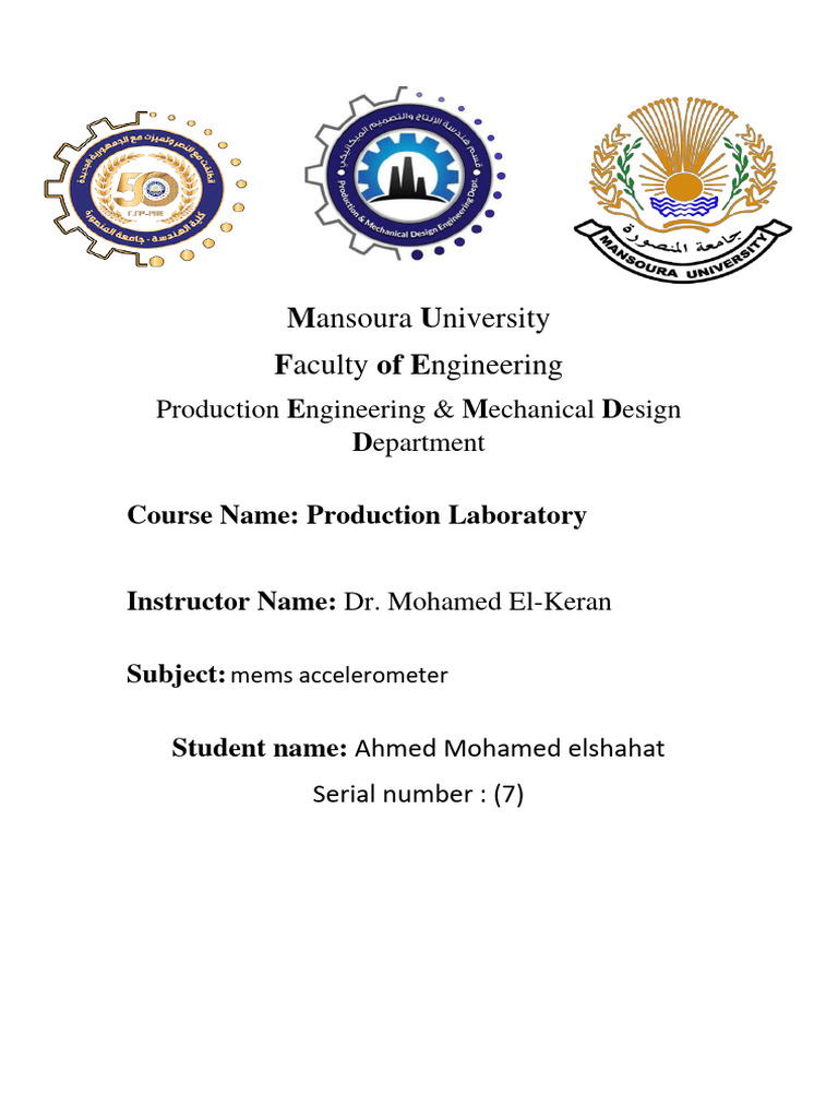 Mems Accelerometer Pdf Accelerometer Physical Sciences