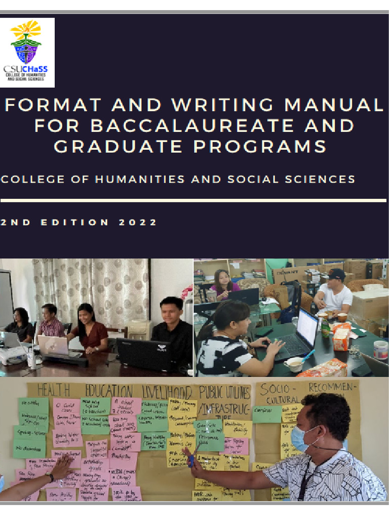 Format and Writing Manual For Baccalaureate and Graduate Programs | PDF | Note (Typography) | Thesis