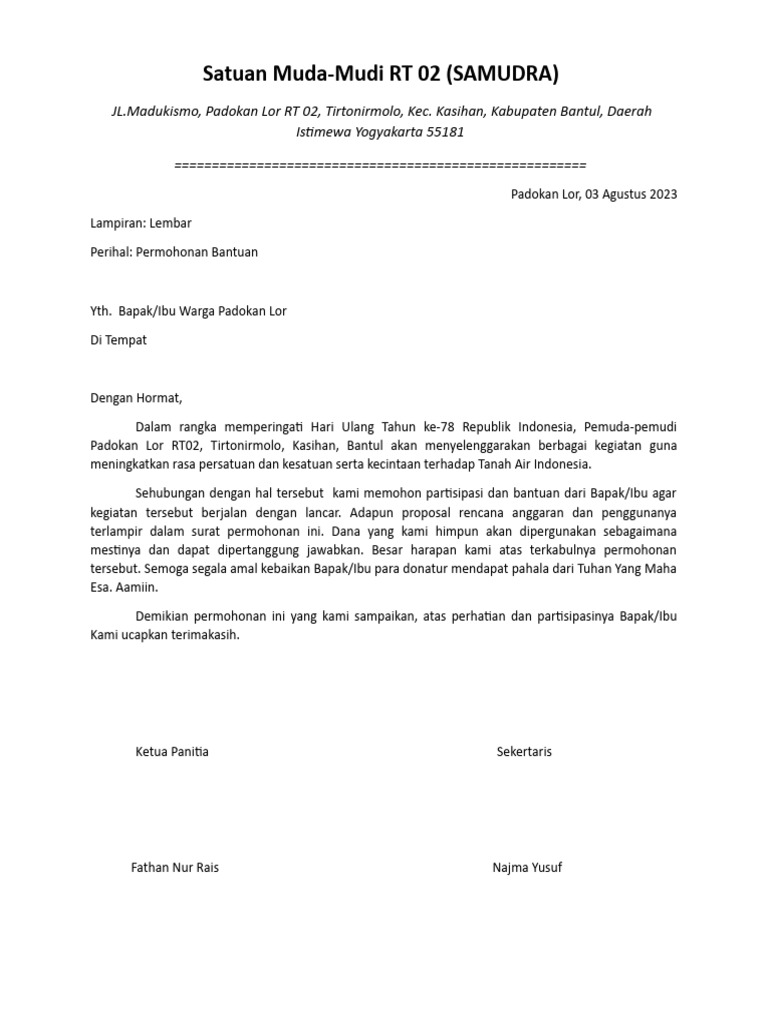 Proposal 17an 2023 | PDF