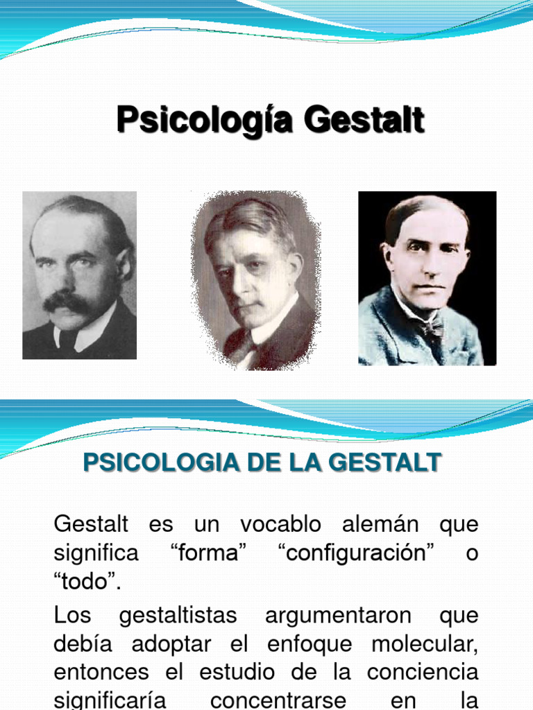 Introducción a la Psicología Gestalt | PDF | Sicología | Percepción